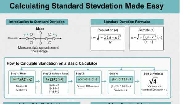 How to Calculate Standard Deviation on a Calculator: Step-by-Step Guide